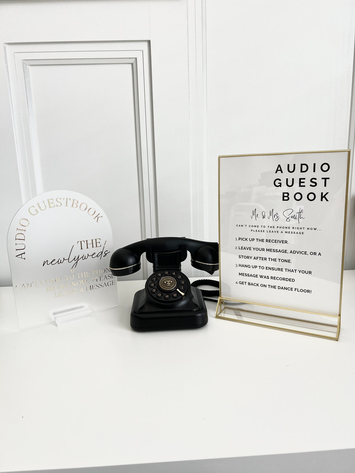 Audio Guestbook Instructions Sign: Editable Template (digital File) - Etsy