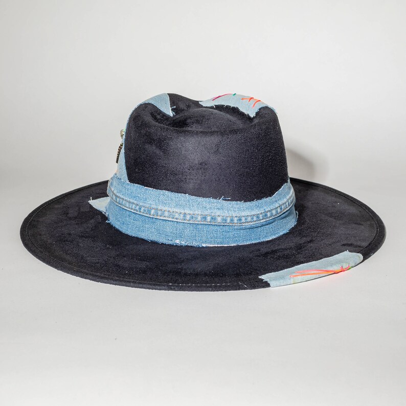 COWBOY DENIM HAT - Etsy