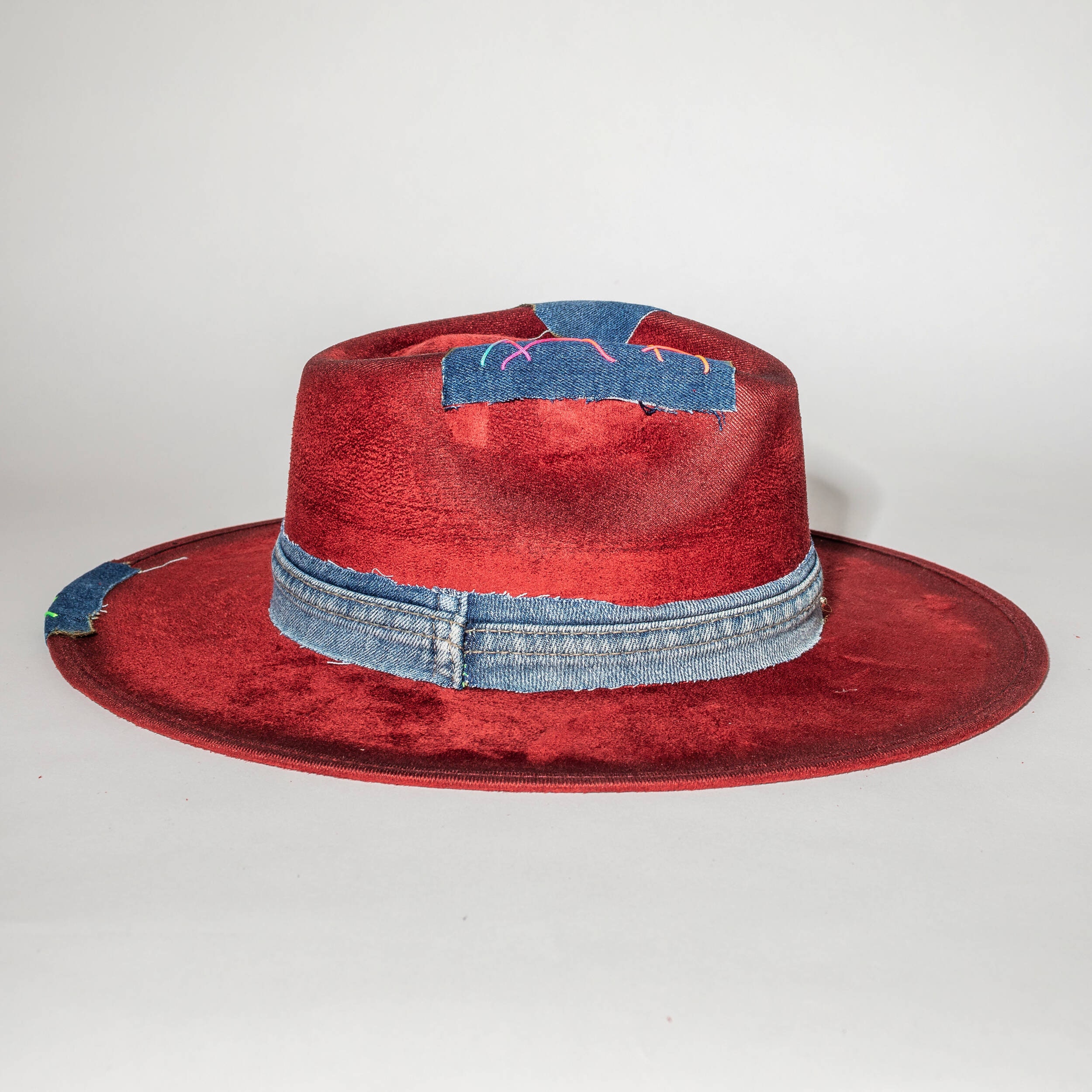 COWBOY DENIM HAT - Etsy