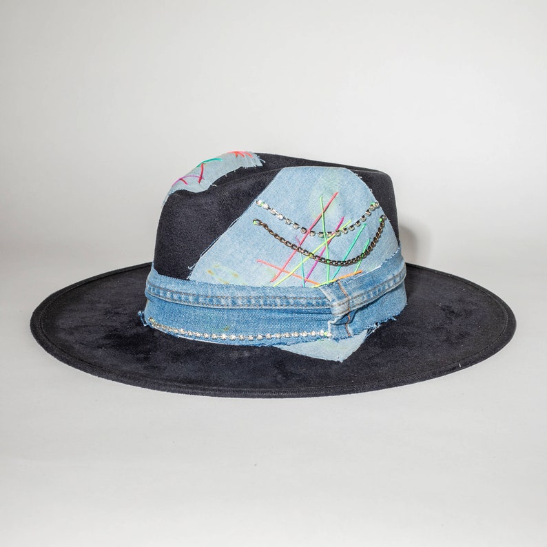 COWBOY DENIM HAT - Etsy