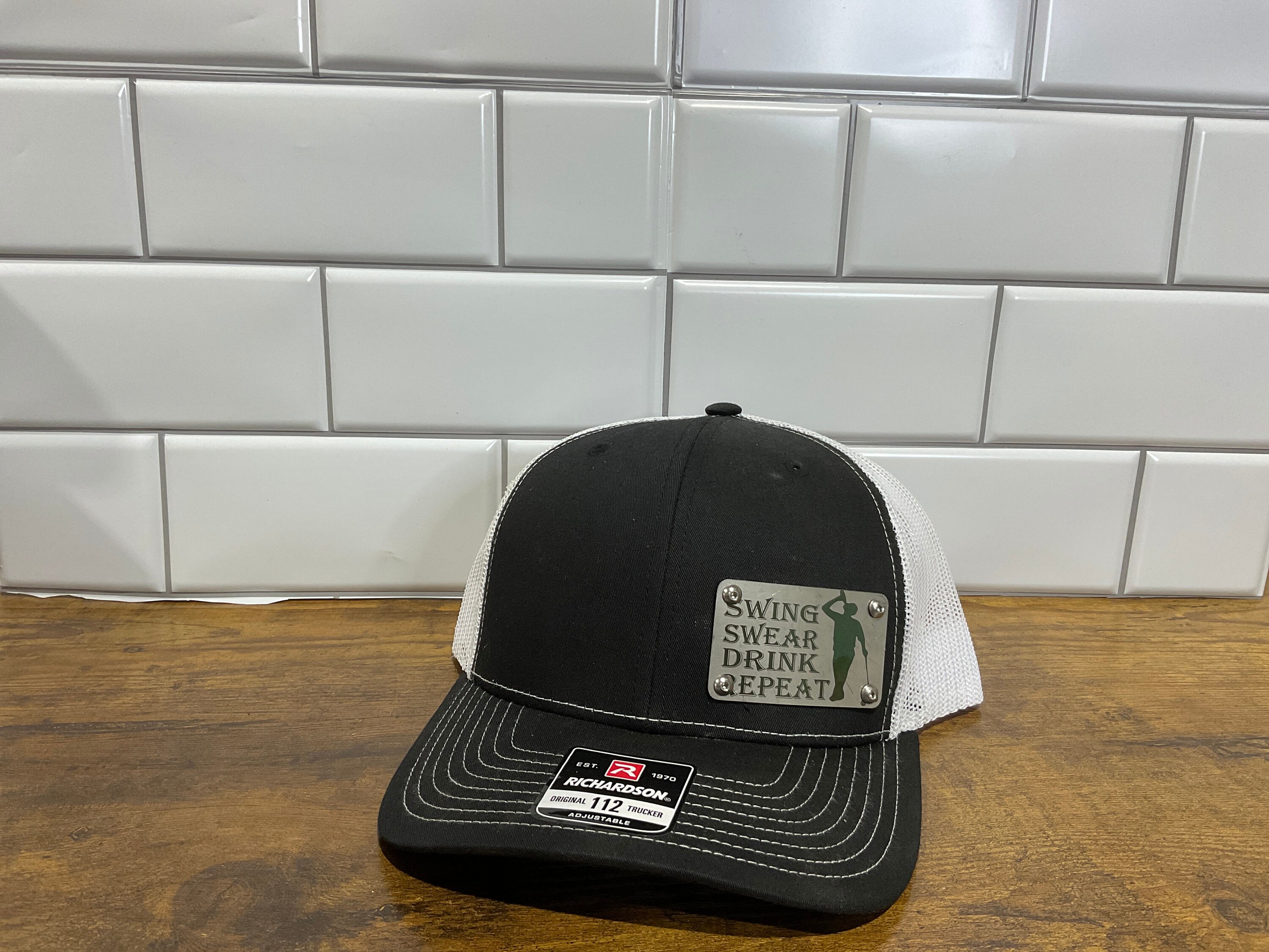 Hats With Metal Engraved Patches - Etsy
