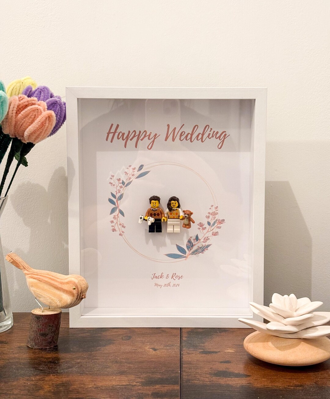Customized Couple Lego Minifigures | Anniversary Gift, Personalized ...