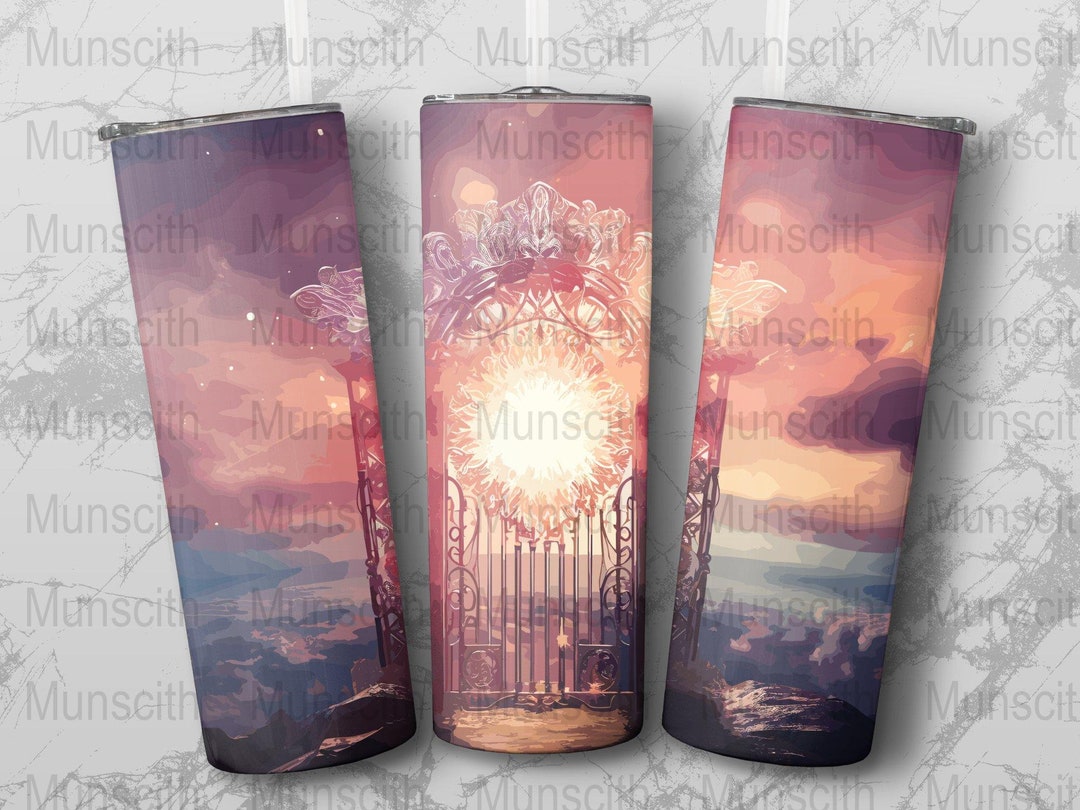 Ruby Gate, Heavenly Gates Tumbler Wrap Design, Pearly Gates Tumbler ...