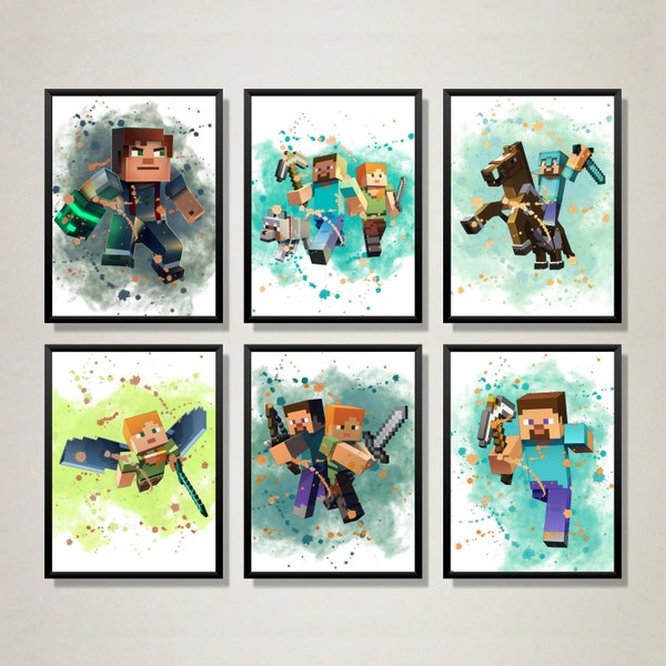 Mincraft Posters - Etsy