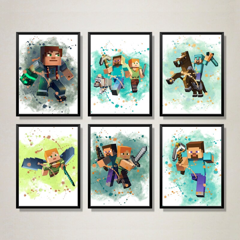 Mincraft Poster - Etsy