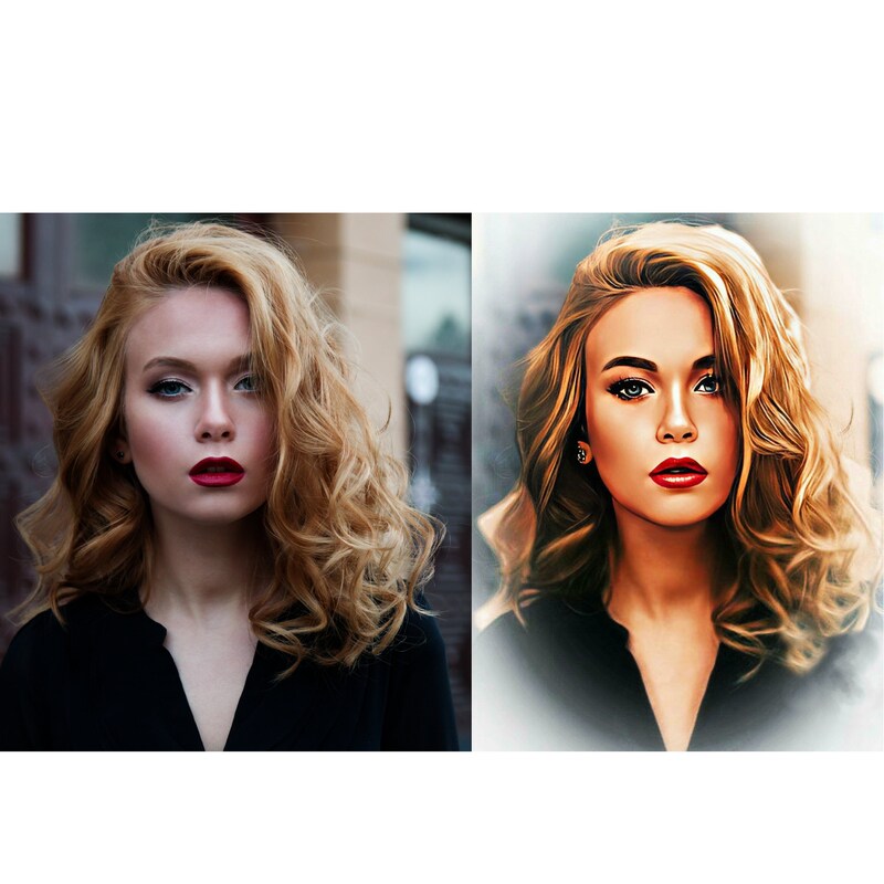 Vector Portrait - Etsy