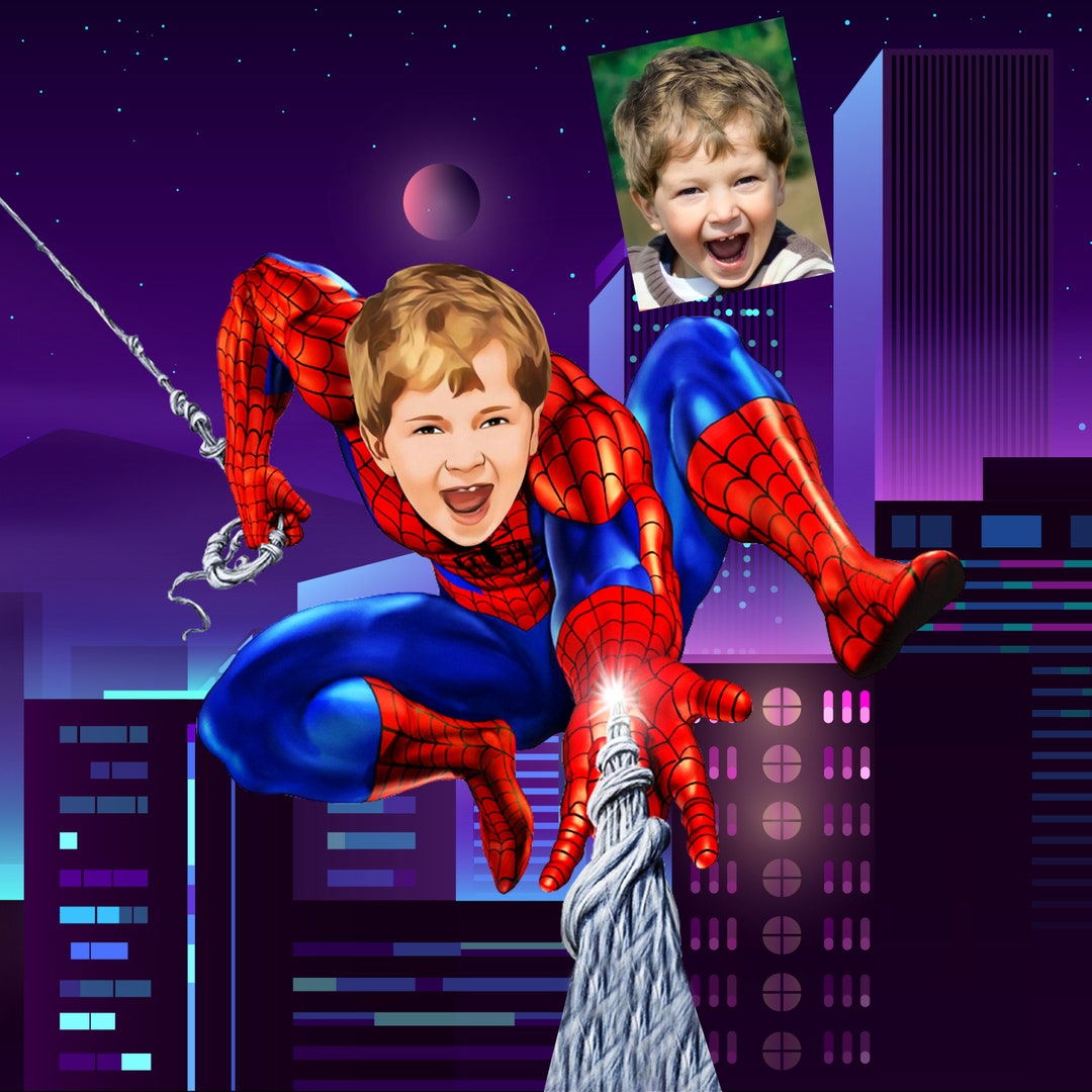 Superhero Portrait From Your Photo, Superhero Caricature Comics, Custom ...