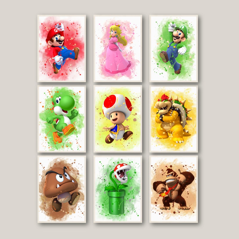 Super Mario Print - Etsy
