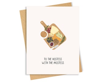 A Toast to the Host Cocktail Greeting Card Hostess Thank You - Etsy