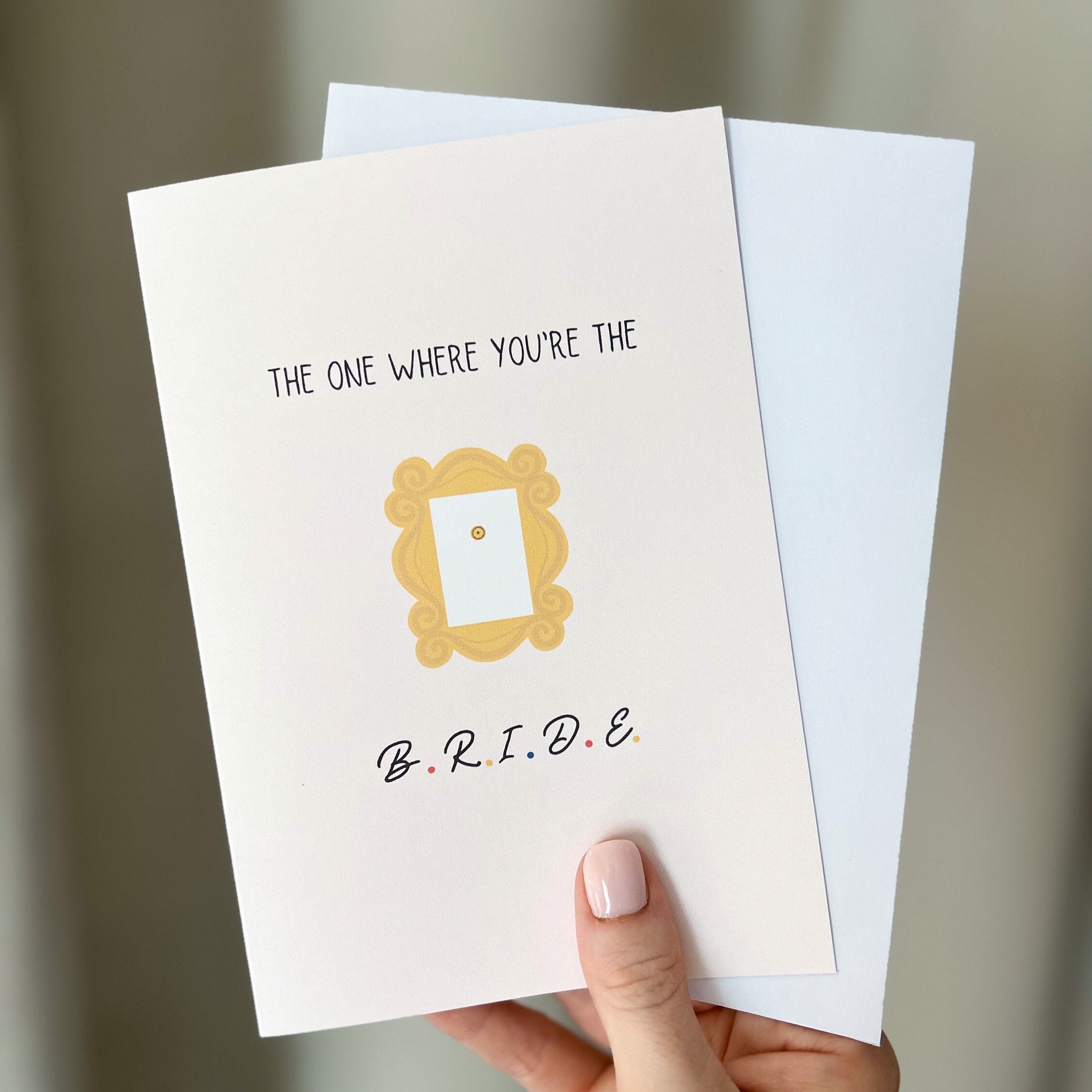 The One Where You're the Bride Engagement/bridal Shower - Etsy