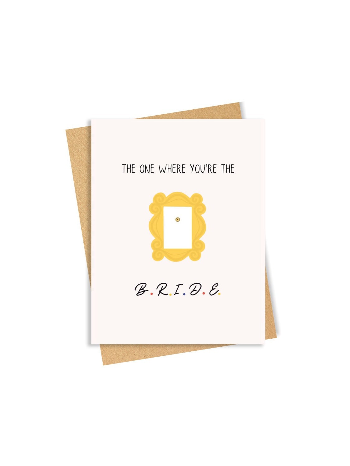 The One Where You're the Bride Engagement/bridal Shower - Etsy
