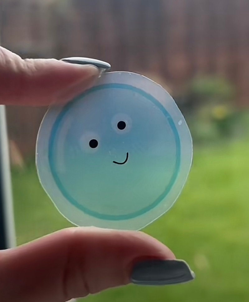 5 X Bubble See Through Stickers - Etsy