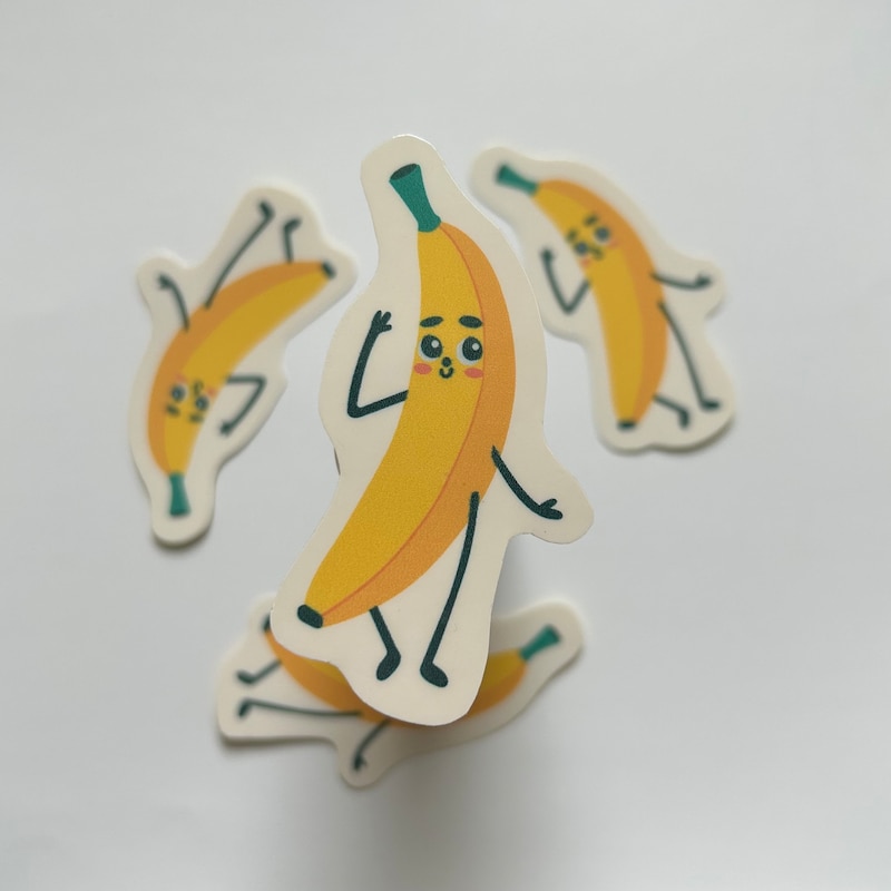 Banana Sticker - Etsy
