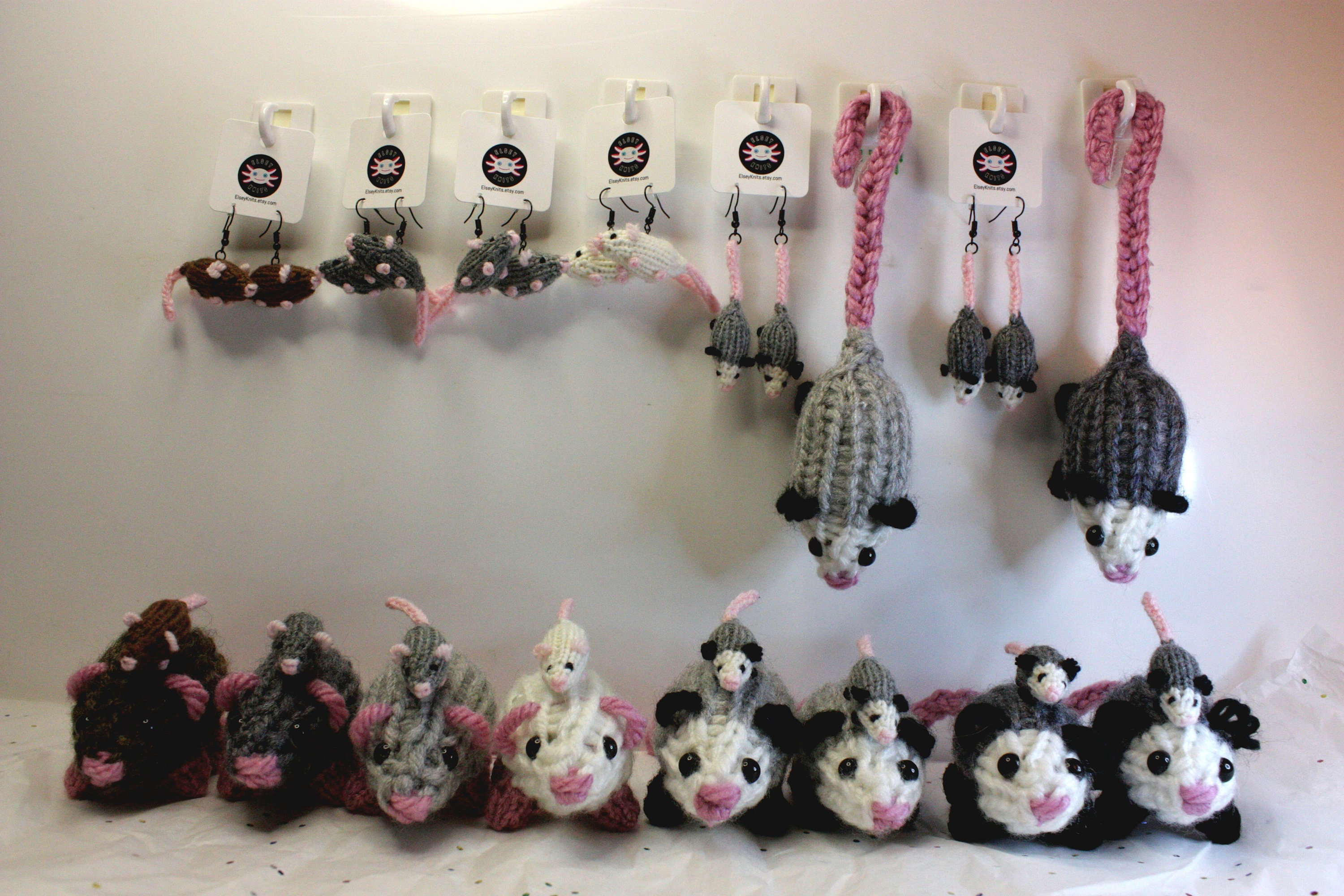 Teensy/extra Small Possum/rat Knitting Pattern Knit Toy Pattern Tiny ...