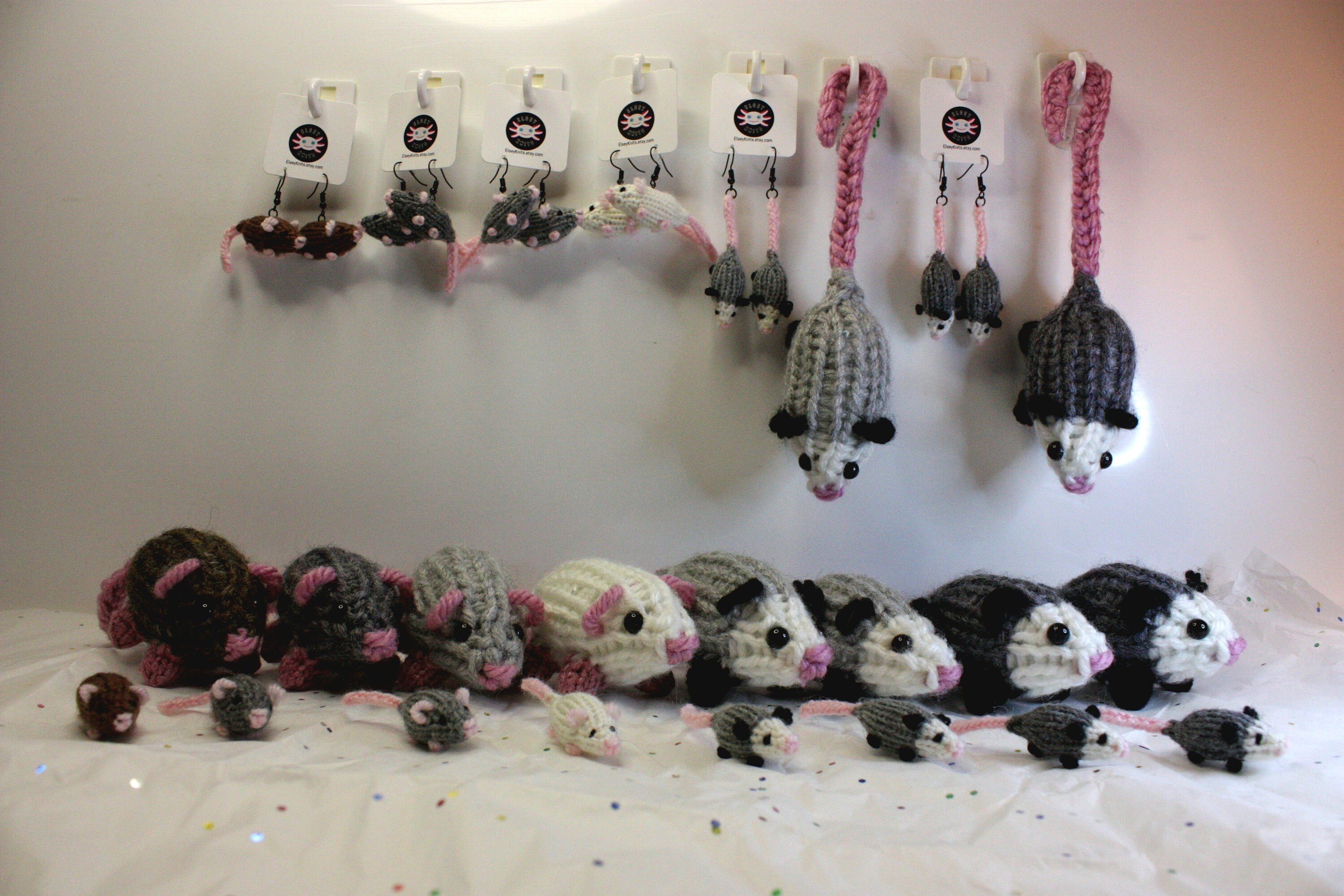 Teensy/extra Small Possum/rat Knitting Pattern Knit Toy Pattern Tiny ...