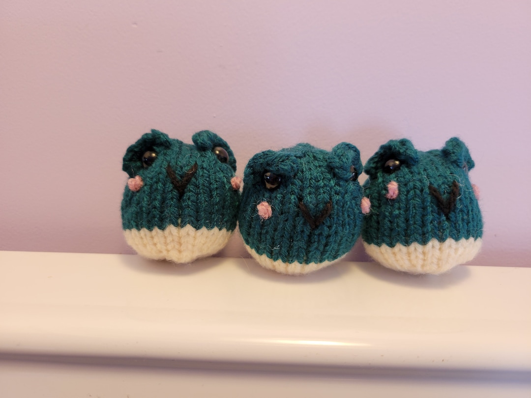 Little Frog Toy With NO Legs | Hand Made Stuffy | Hand Knit Plush ...