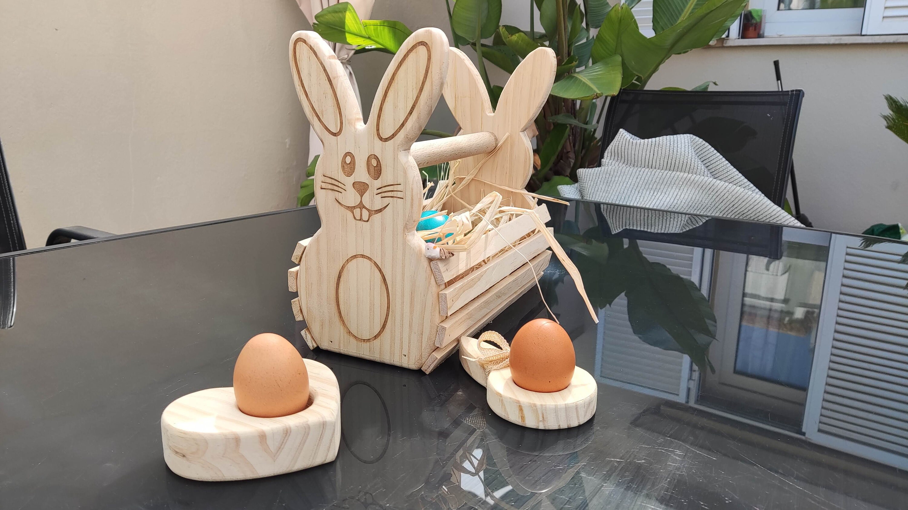 Easter Bunny Basket File SVG, Cnc, Laser Cut File, INSTANT DOWNLOAD - Etsy