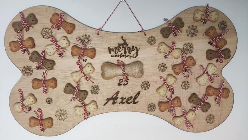 Dog Advent / Christmas Calendar SVG & PDF CNC Plans for Lightburn - Etsy