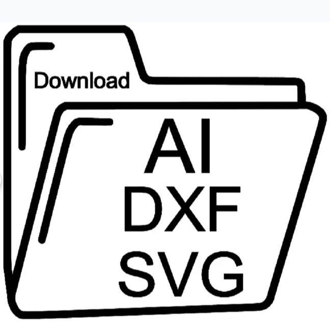 Versatile 3-leg Laser CNC Router Template Svg Dxf Pdf - Etsy