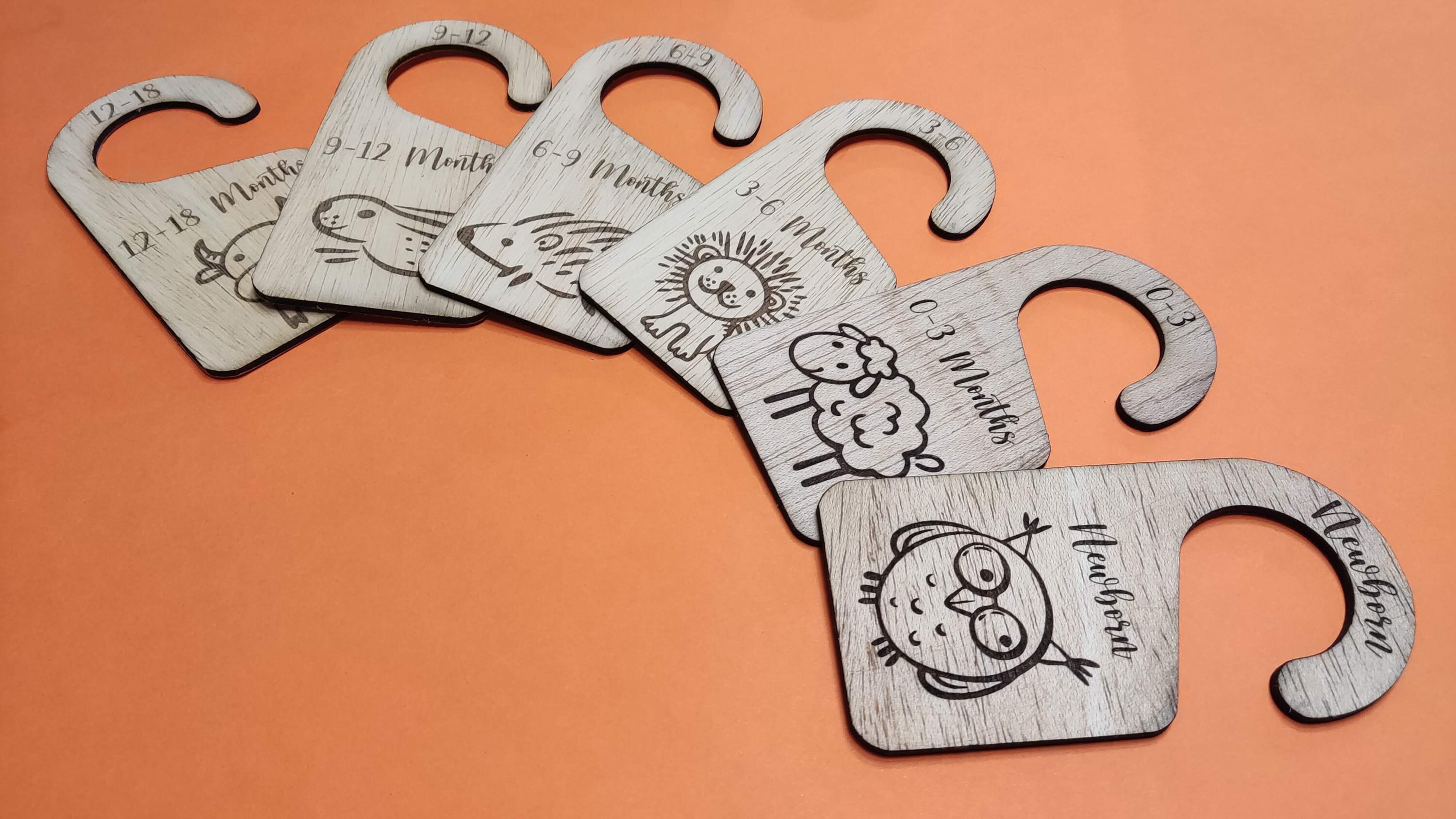 SVG, Nursery Organization, Baby Closet Dividers & Hangers BUNDLE ...