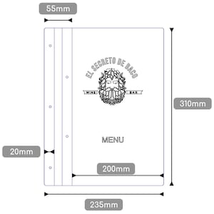 Wood Restaurant Menu Folder Digital Dxf | Svg | Ai Laser Cutting ...