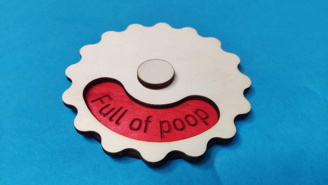 Laser Cut File - Toilet Dial | Magnet 5 Design Bundle Svg / Dxf / Ai ...