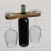 Wine Caddy - Glass Holder-wine Butler-wood Wine Glass Holder ...