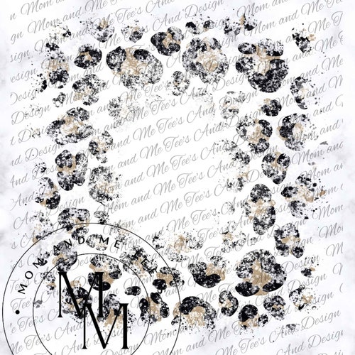 Iridescent Distressed Leopard Background PNG Sublimation - Etsy