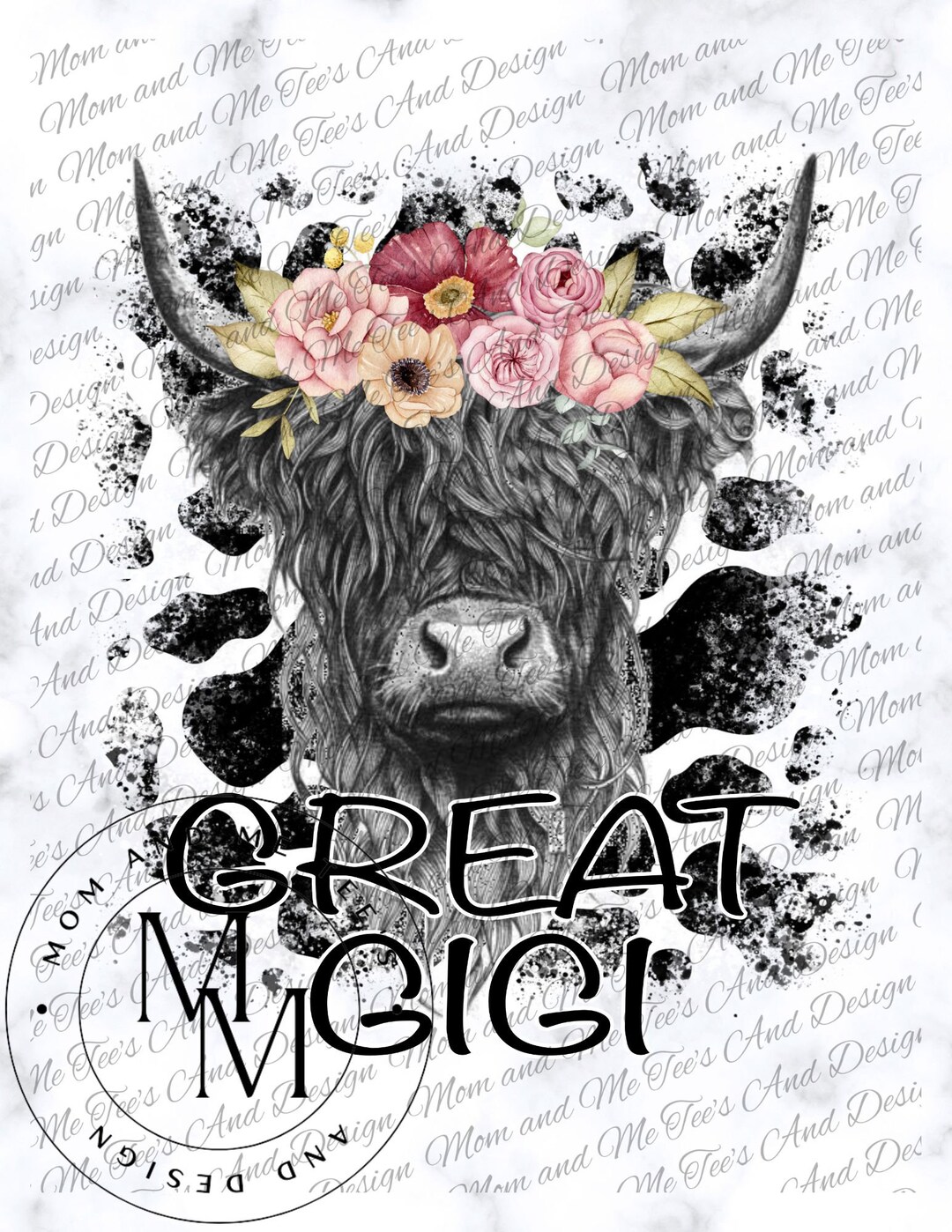 Buy Highland Cow Png Great Gigi Png Cow Print Online in India - Etsy