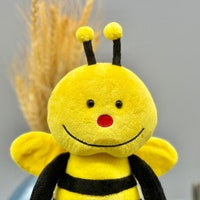 Jumbo Crochet Bee Plushie - Etsy