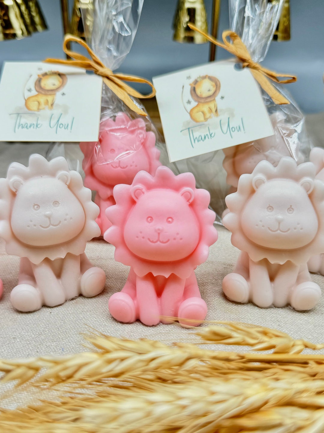 Cute Lion Soap, Safari Baby Shower Favors, Wild One Animals Birthday ...