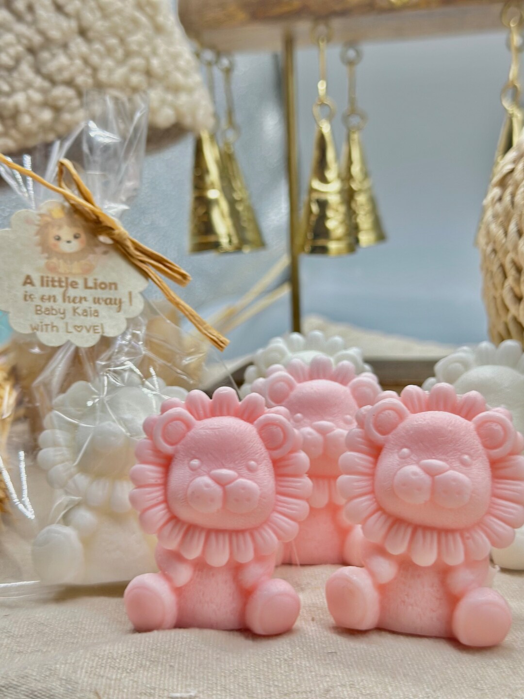Lion Soap Favors: Baby Shower, Wild One Birthday, Goat Milk Soap - Etsy