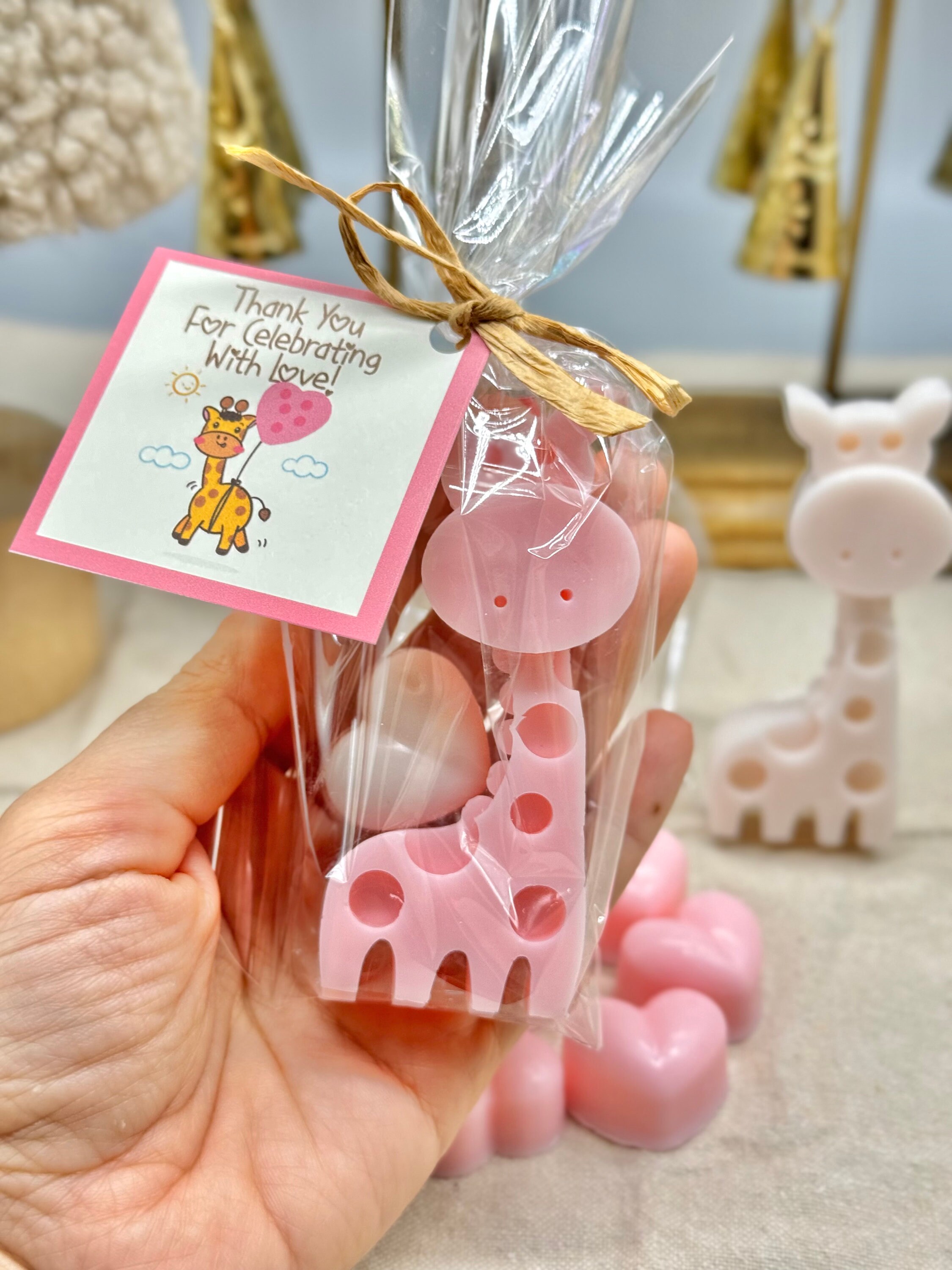 Giraffe Soap Favors: Scented Goat Milk Soap, Safari Baby Shower - Etsy