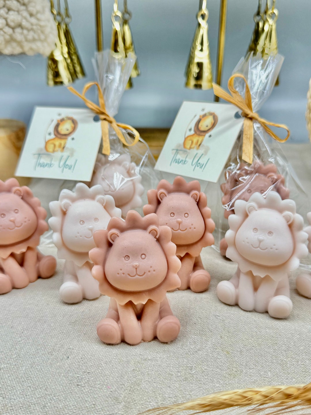 Cute Lion Soap, Safari Baby Shower Favors, Wild One Animals Birthday ...