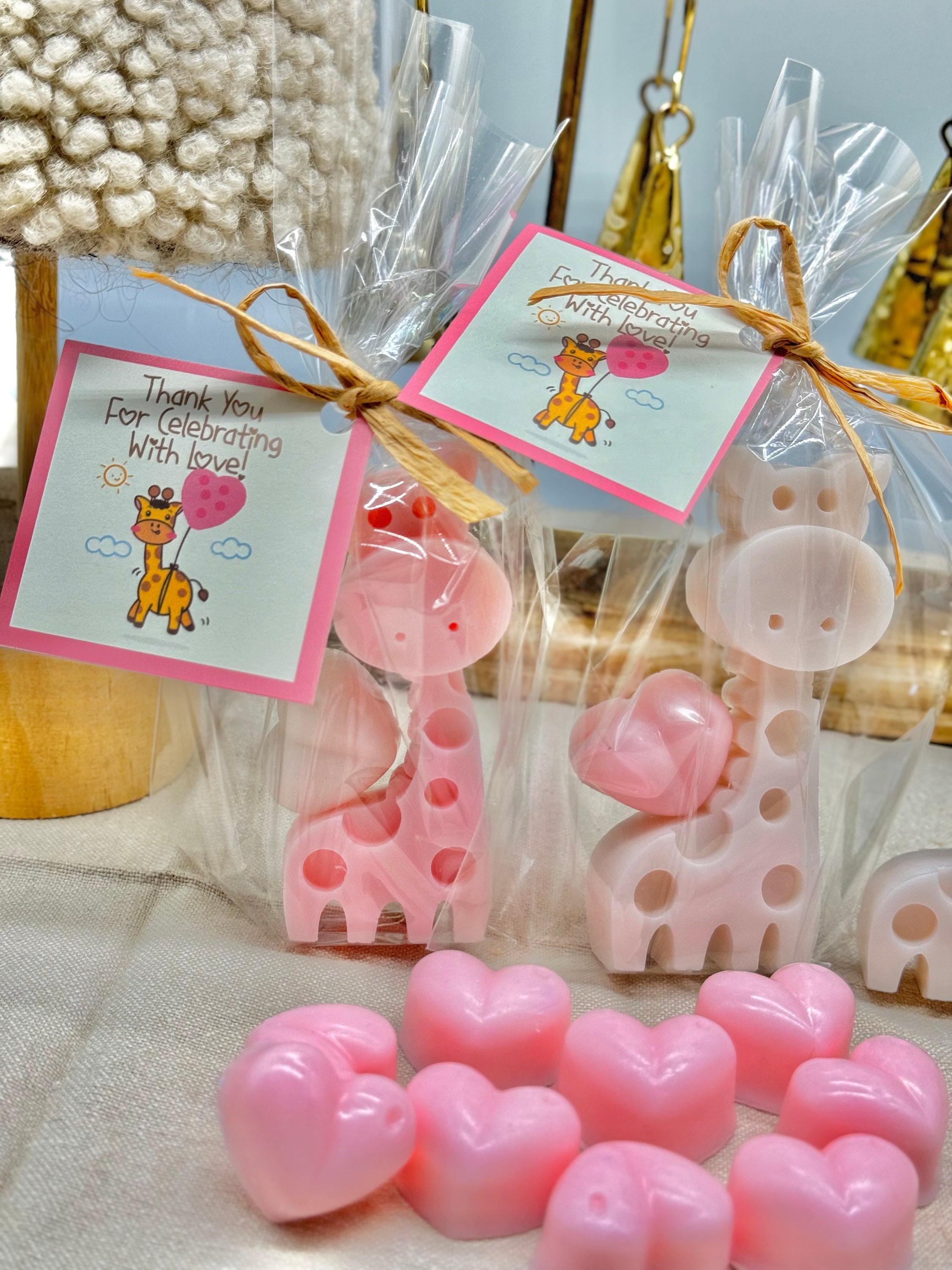 Giraffe Soap Favors: Scented Goat Milk Soap, Safari Baby Shower - Etsy