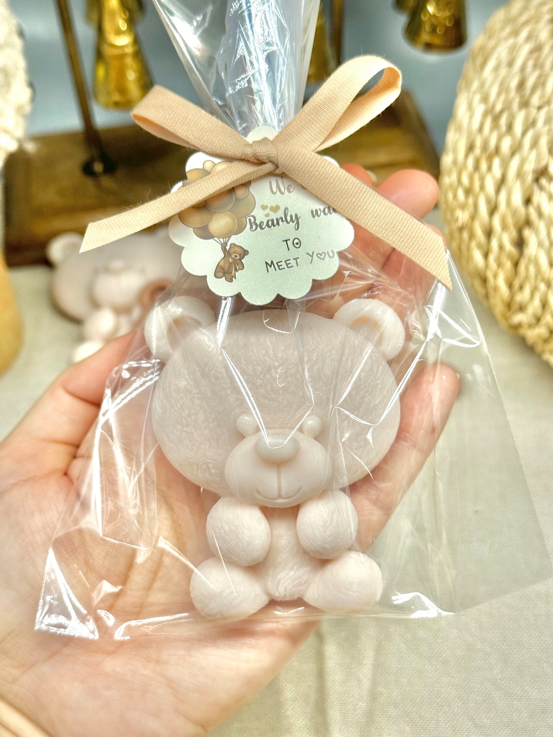Big Bear Soap Baby Shower Favors, We Can Bearly Wait Party Gifts for ...