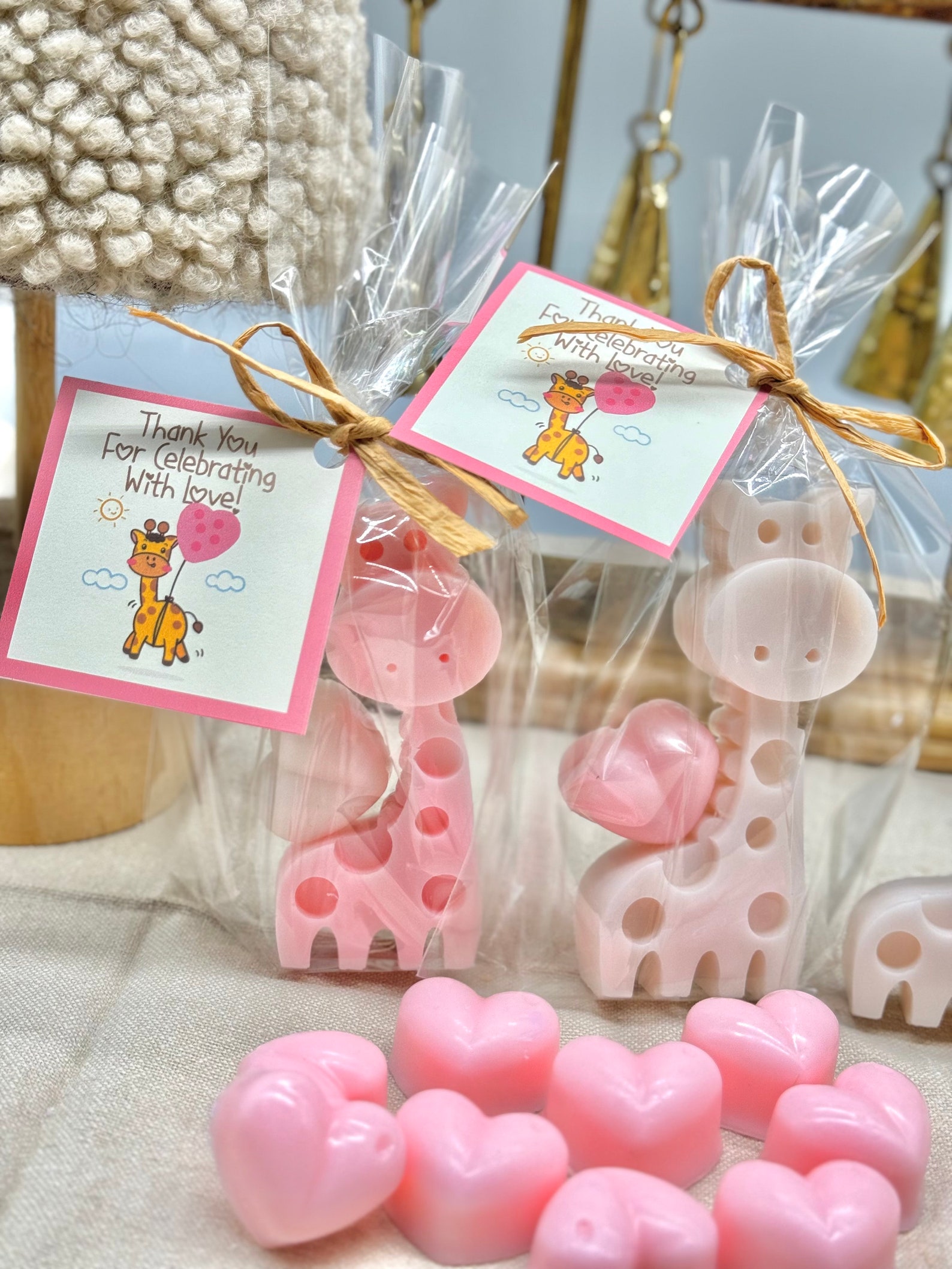 Giraffe Soap Favors: Scented Goat Milk Soap, Safari Baby Shower - Etsy