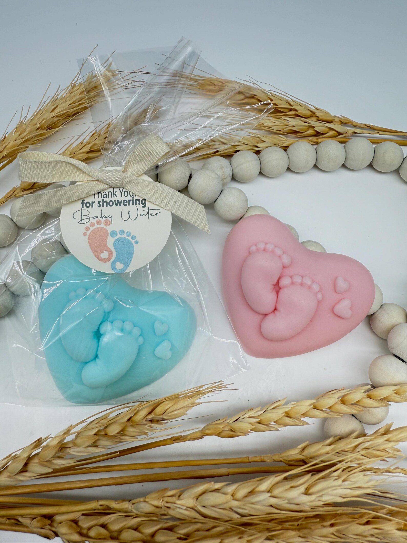 Gender Reveal Soap Favors: Baby Powder Scented Goat Milk Soap - Etsy