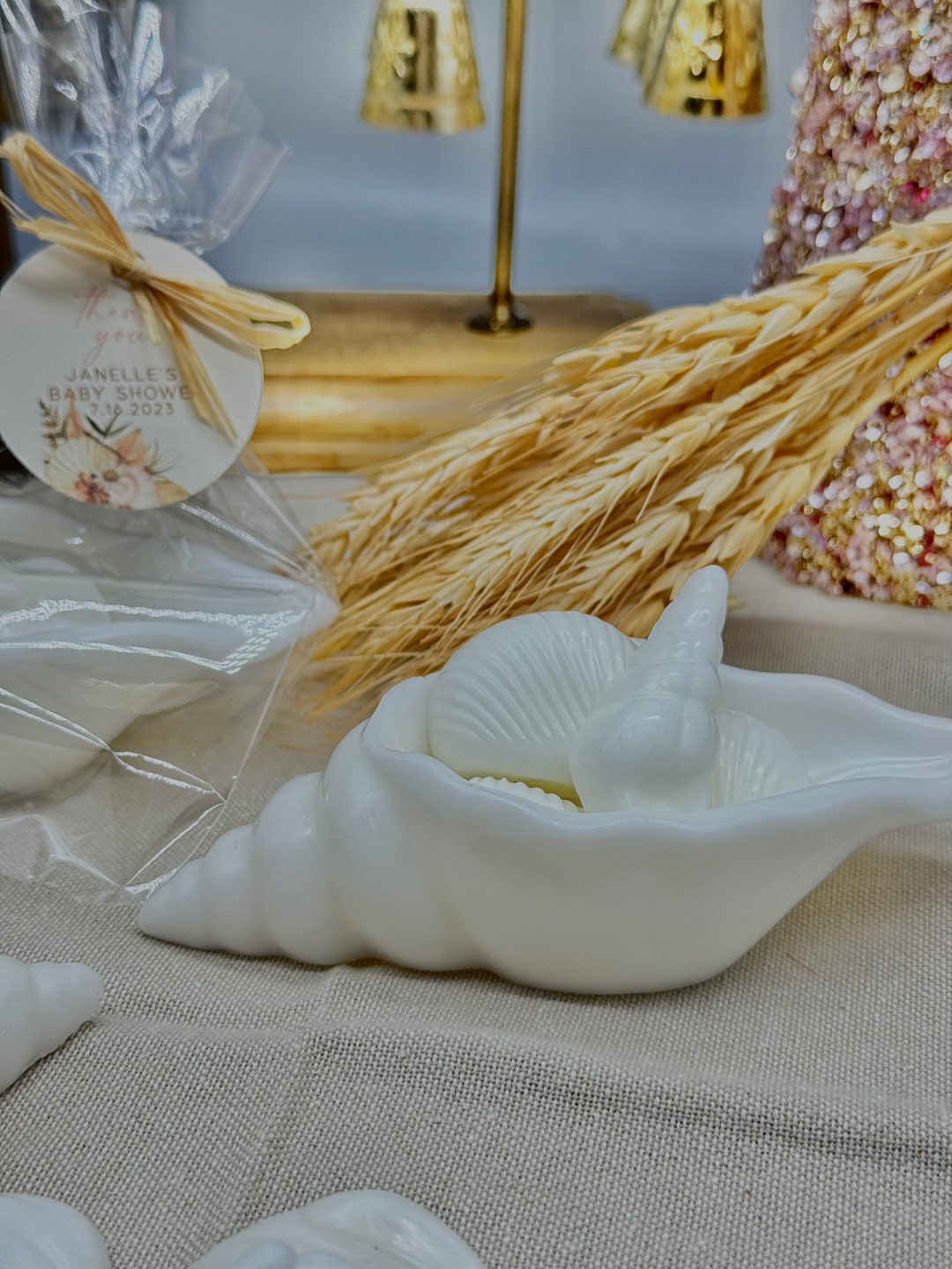 Elegance Seashell Soaps, Ocean Wedding Favors, Summer , Spring ...