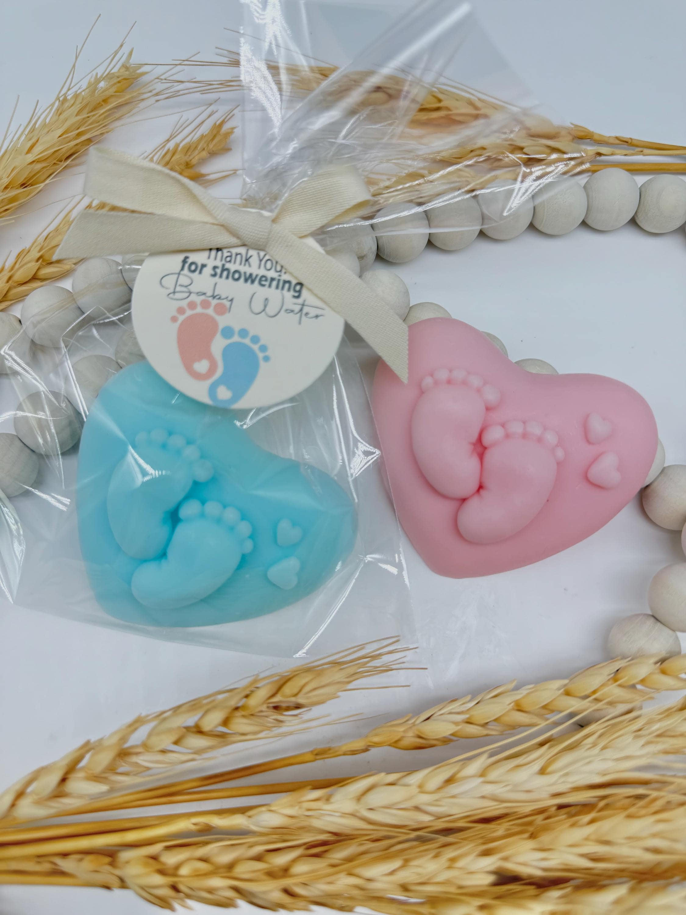 Gender Reveal Soap Favors: Baby Powder Scented Goat Milk Soap - Etsy