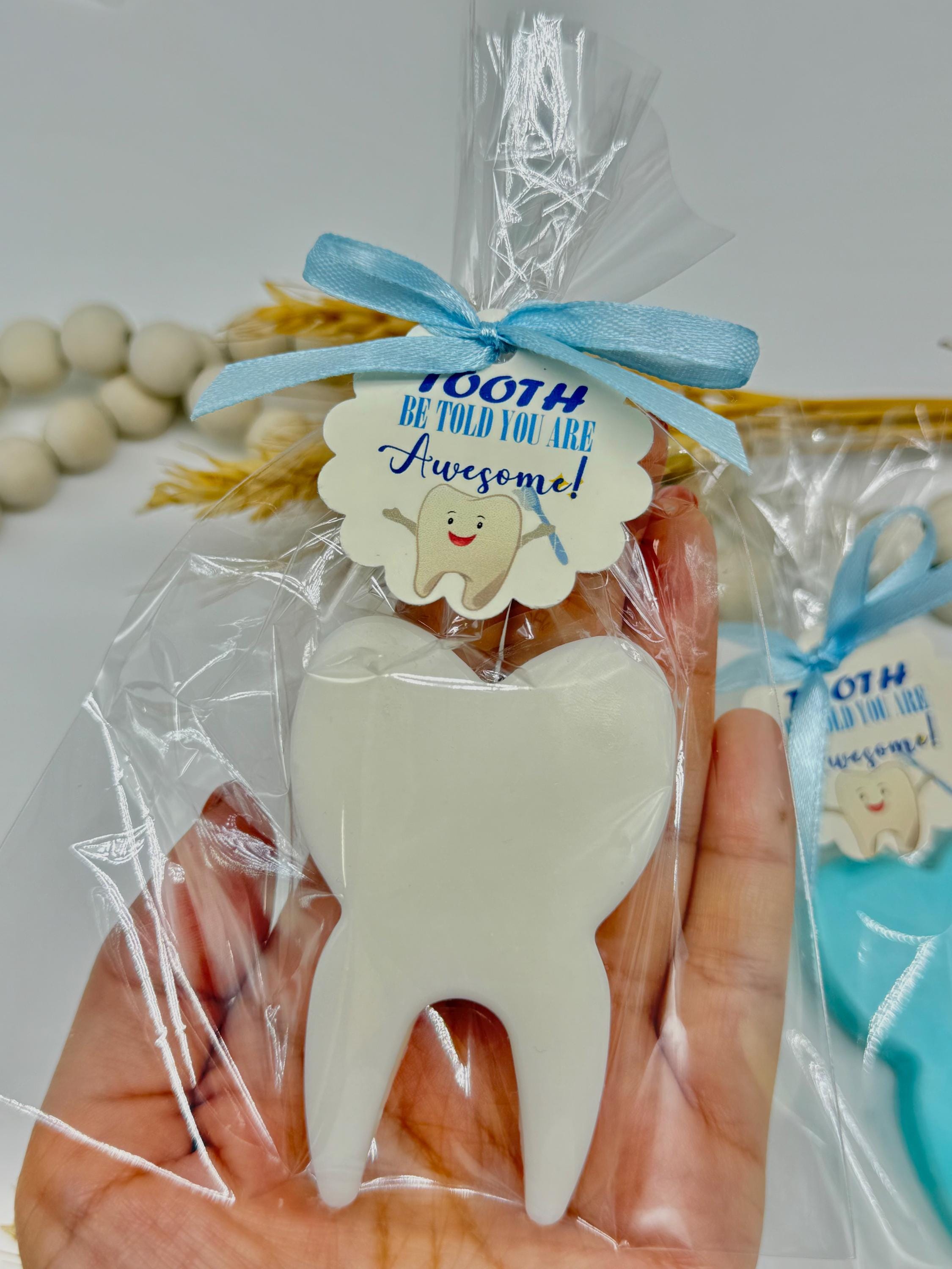 Tooth Soap Favors: Baby Powder Scented Dental Gifts - Etsy