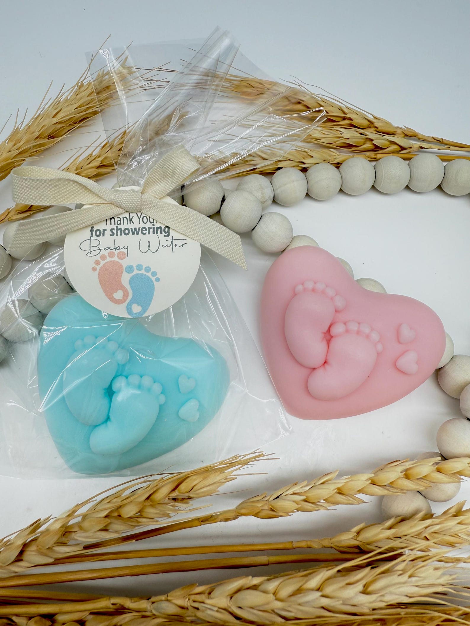 Gender Reveal Soap Favors: Baby Powder Scented Goat Milk Soap - Etsy