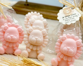 Cute Lion Soap, Safari Baby Shower Favors, Wild One Animals Birthday ...