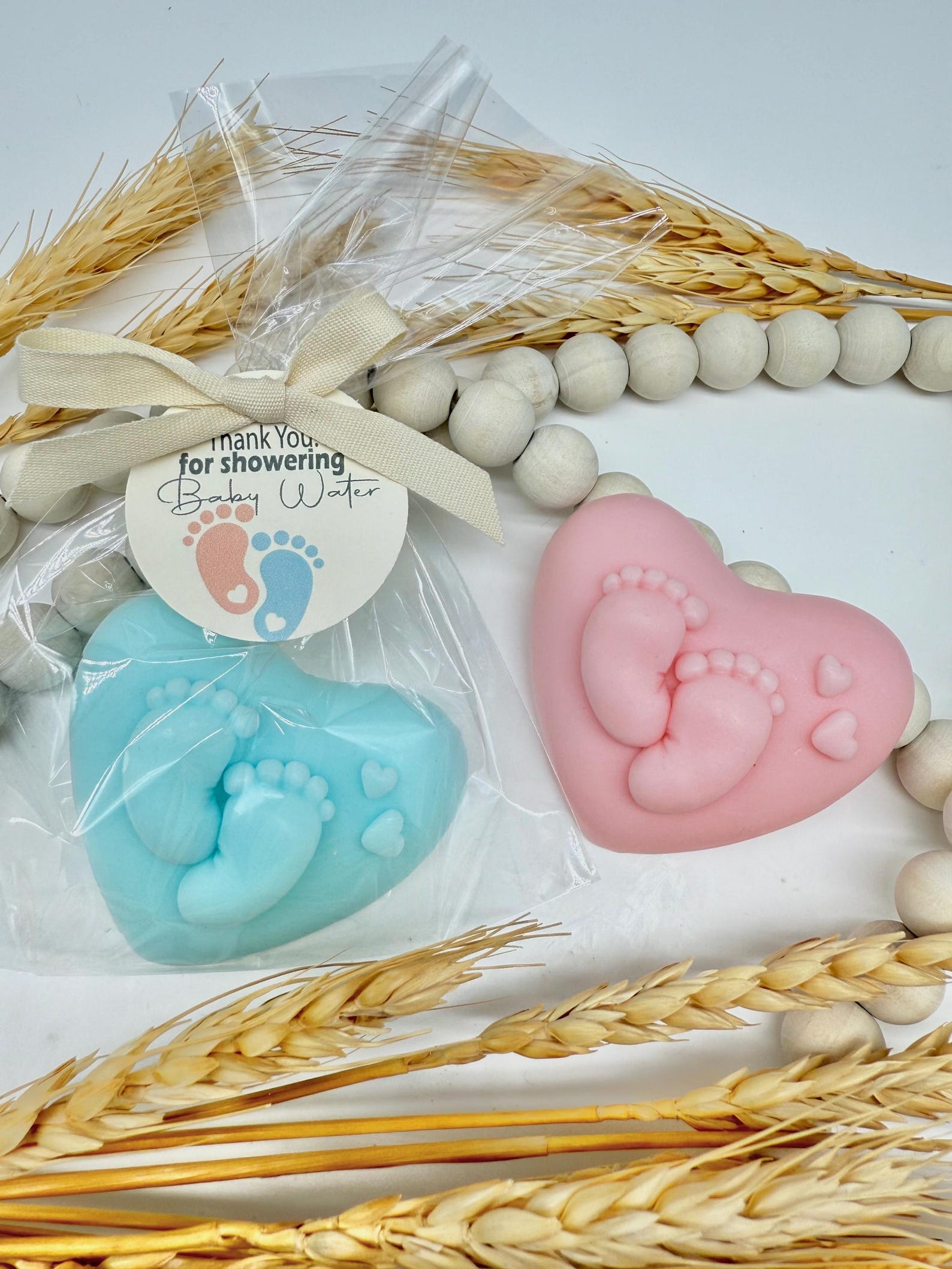 Gender Reveal Soap Favors: Baby Powder Scented Goat Milk Soap - Etsy