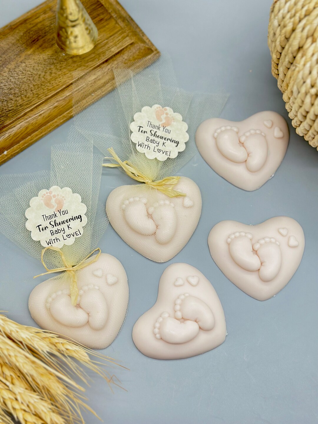 Beige Baby Shower SOAP Favors, Gender Reveal Party, Sprinkle Gender ...