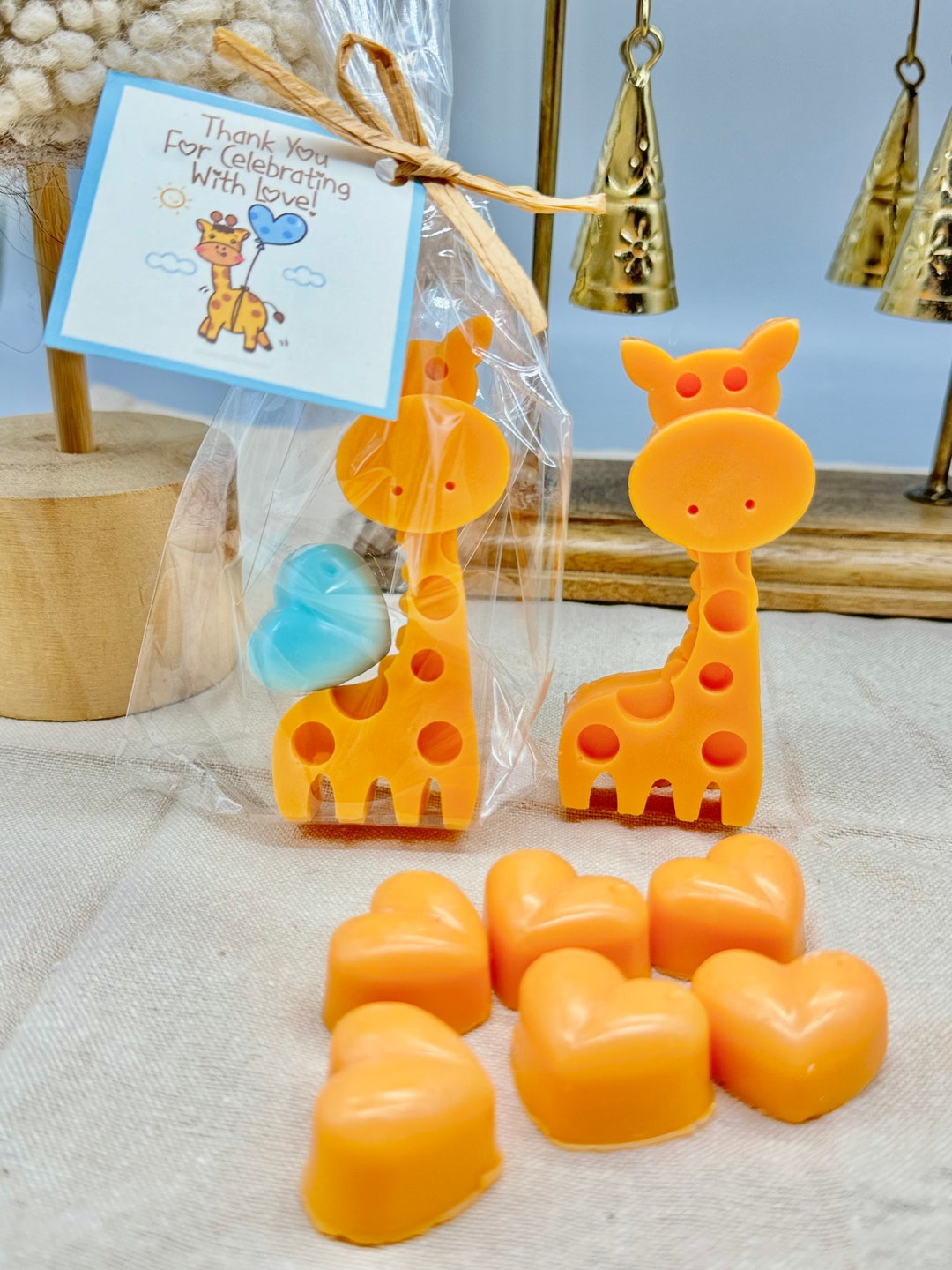 Big Giraffe Soap Favors Safari Baby Shower Jungle Kids Wild One First ...