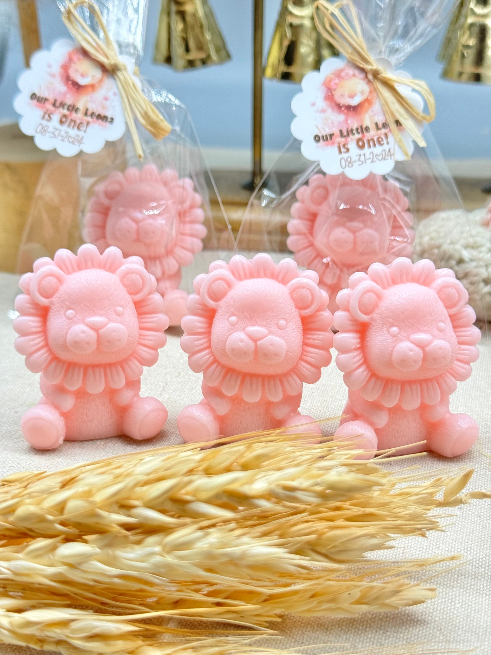 Cute Lion Soap, Safari Baby Shower Favors, Wild One Animals Birthday ...