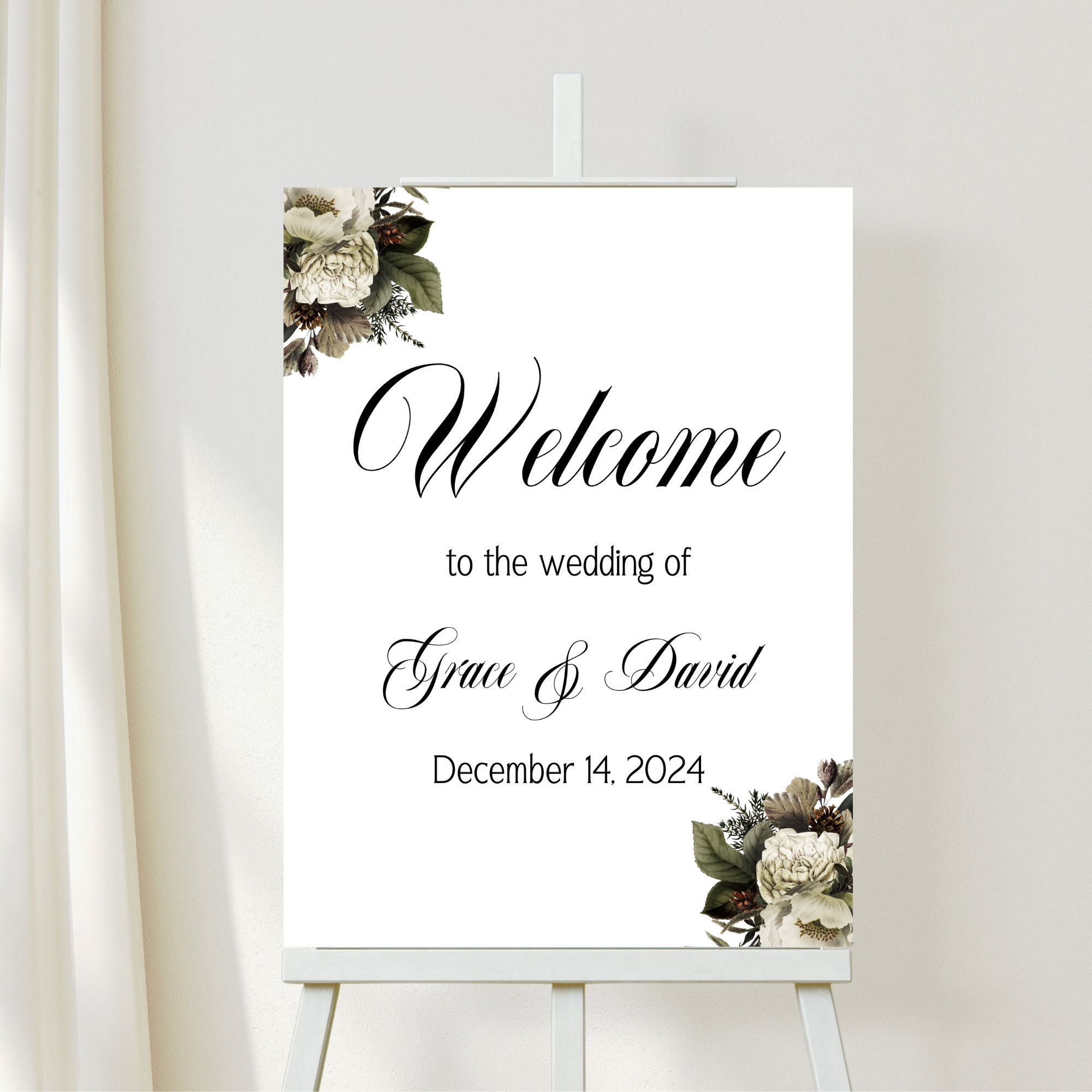 GRACE Floral Wedding BUNDLE Template Download Editable - Etsy