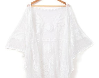 Lace Beach Cover Up | Etsy