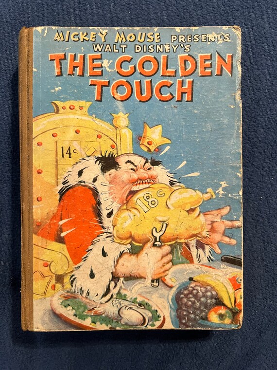 Walt Disney the Golden Touch 1937 Vintage Children's Book - Etsy